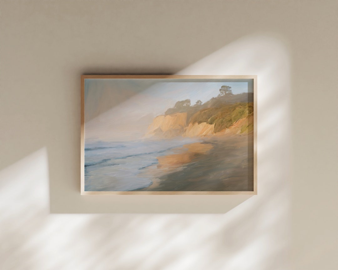 Santa Barbara Painting Goleta Beach Fine Art California Coast ...