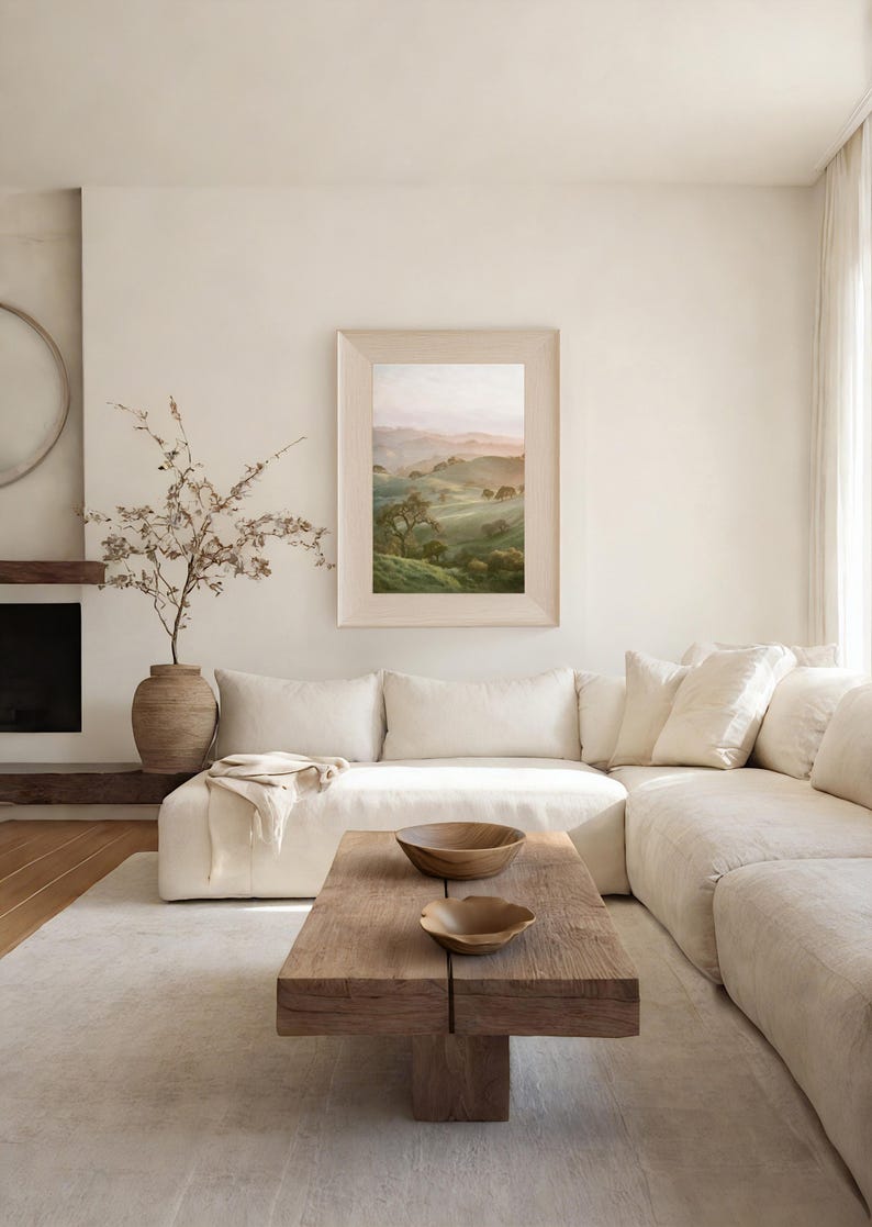 Oak Tree Painting Fine Art Print California Landscape Wine Country Los ...