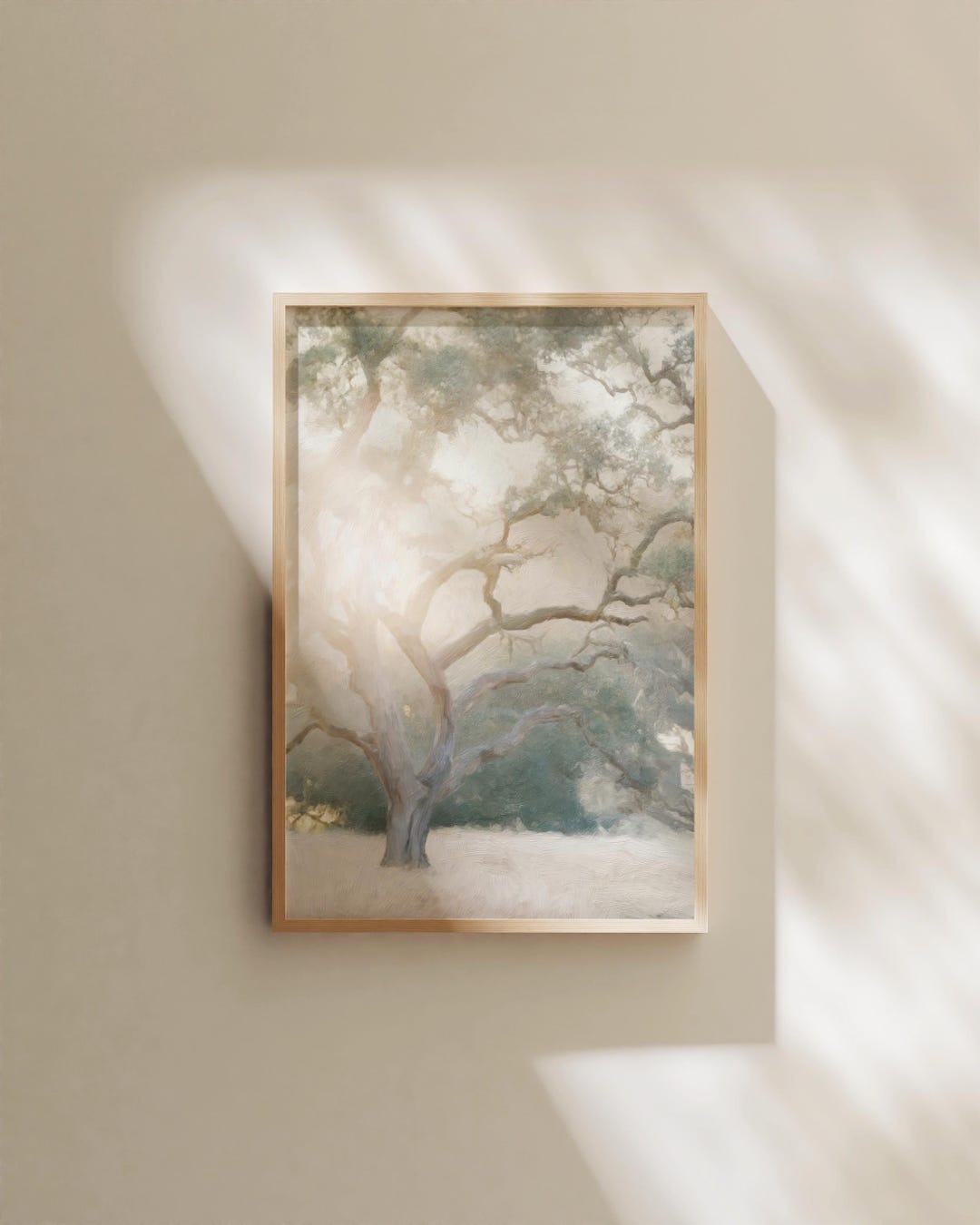 Oak Tree Painting Fine Art Print California Landscape Wine Country Los ...