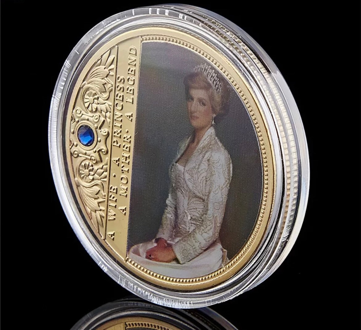 Princess Diana Gold Coin / Princess of Wale Diana - Etsy