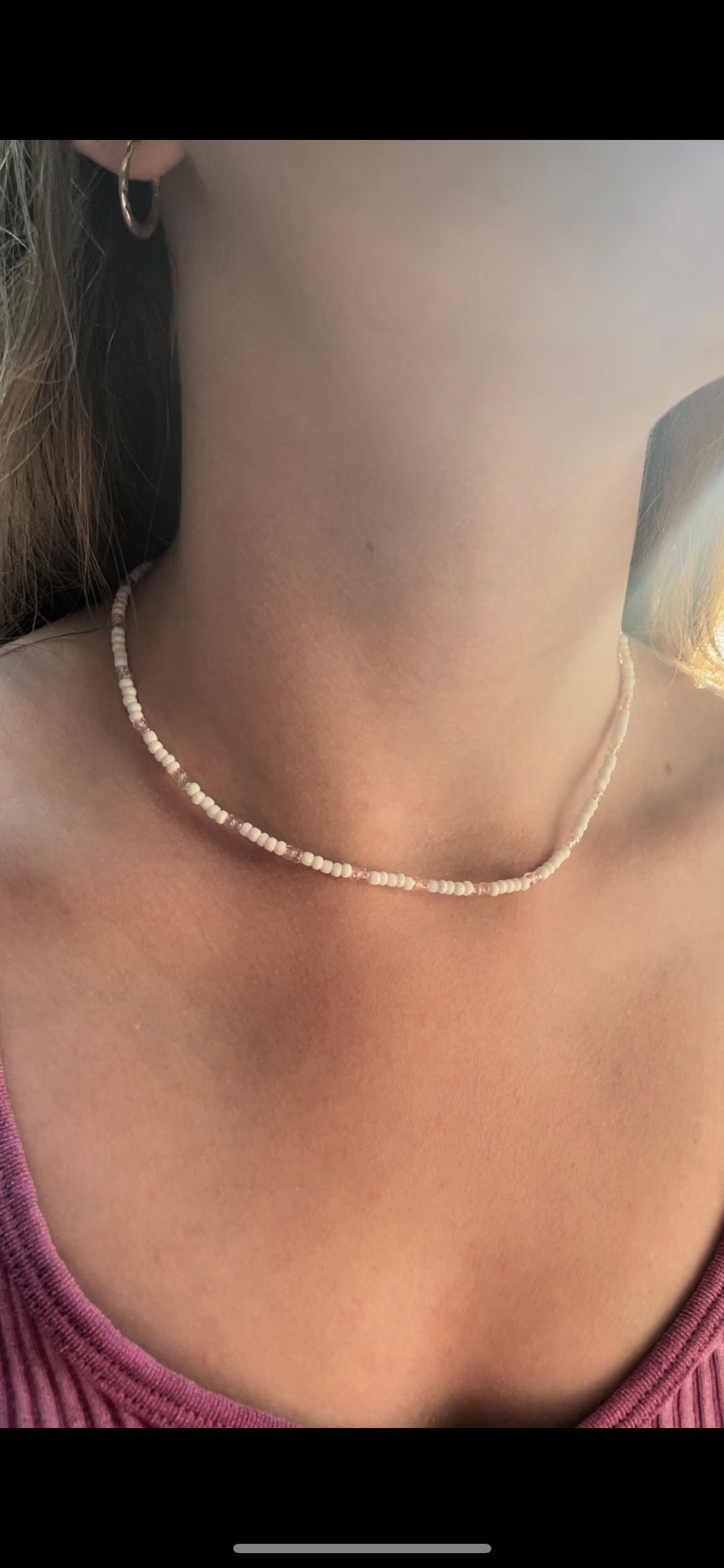 Pink Sand Necklace - Etsy