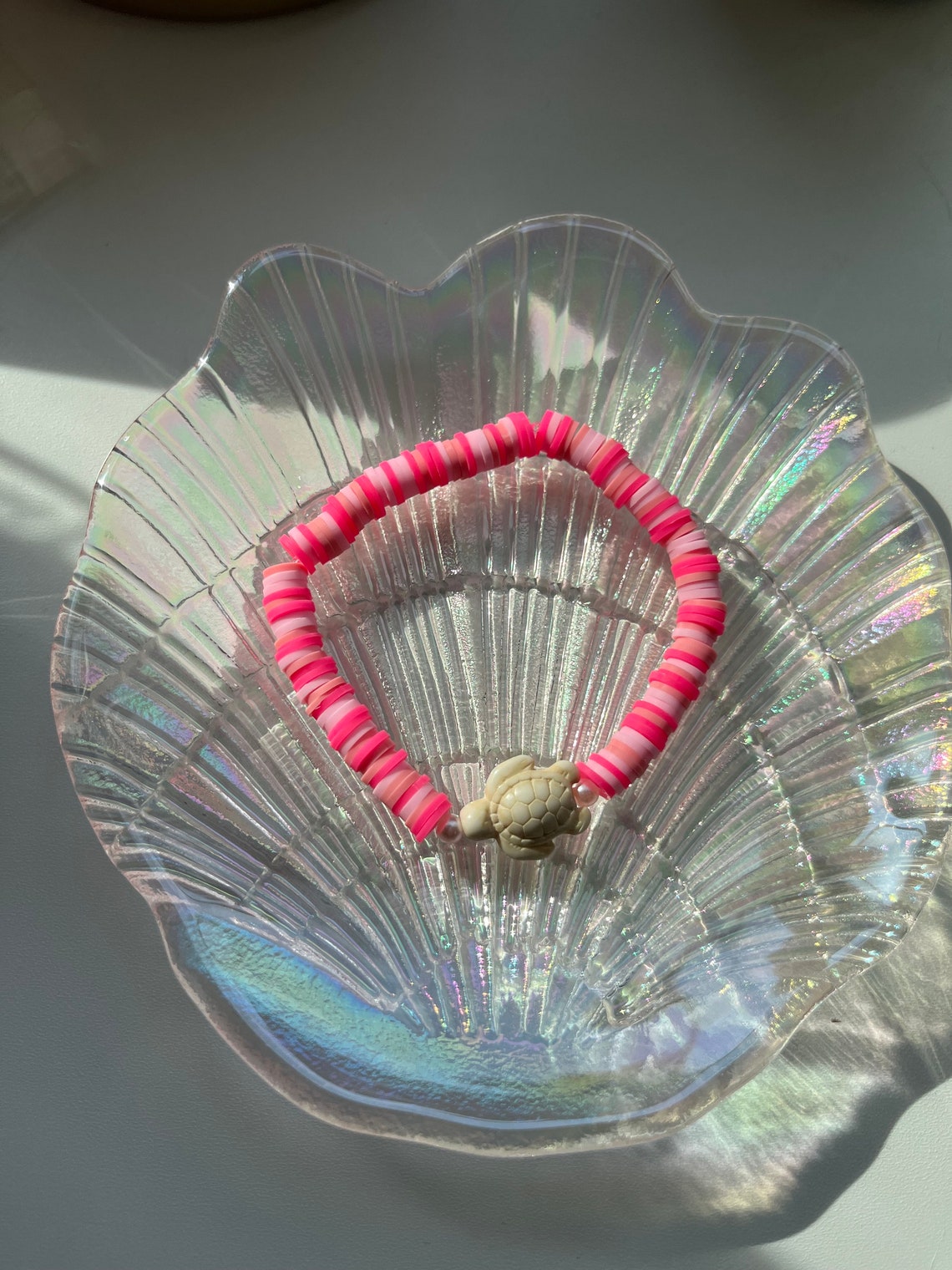 Pink Turtles Bracelet - Etsy