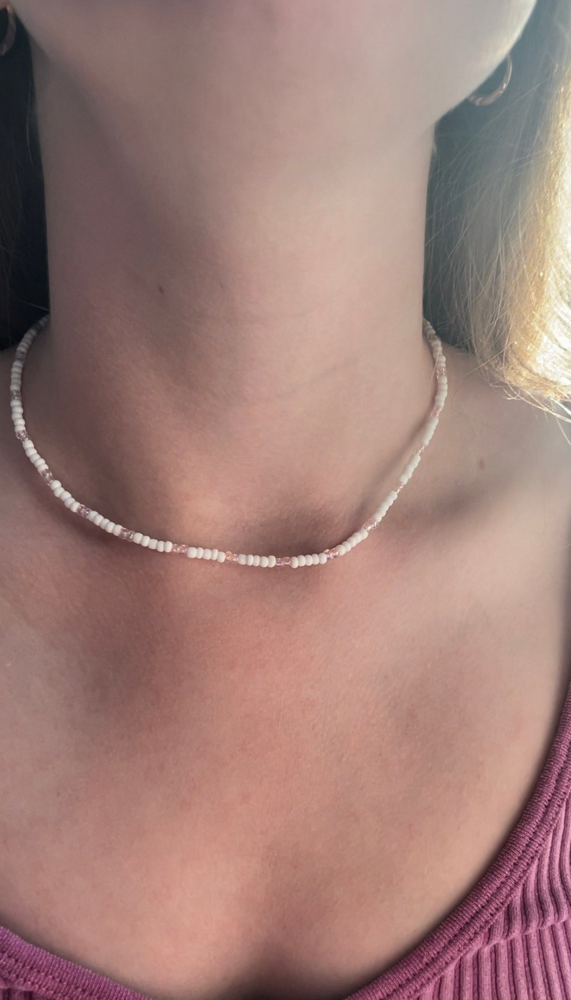 Pink Sand Necklace - Etsy