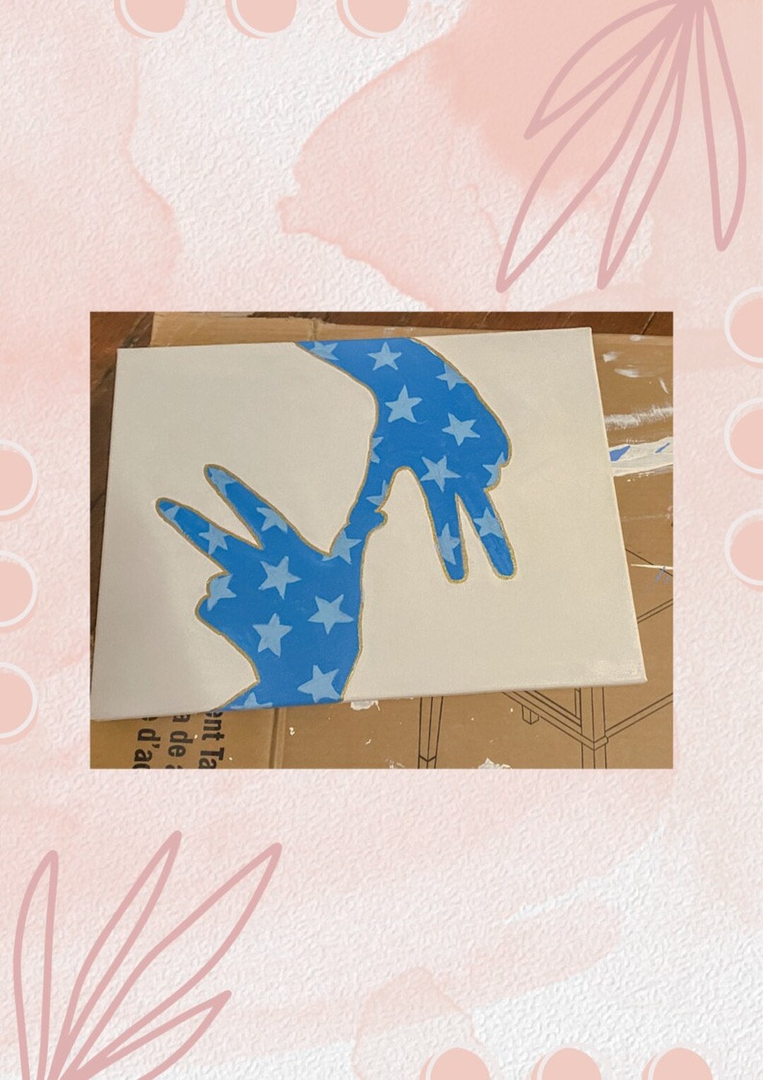 Sorority Hand Sign Painting - Etsy