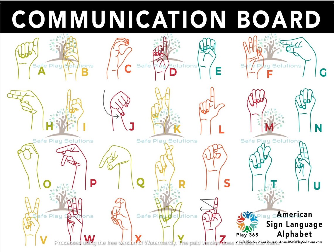 Double-sided, Commercial Grade AAC Communication Board for Playgrounds ...