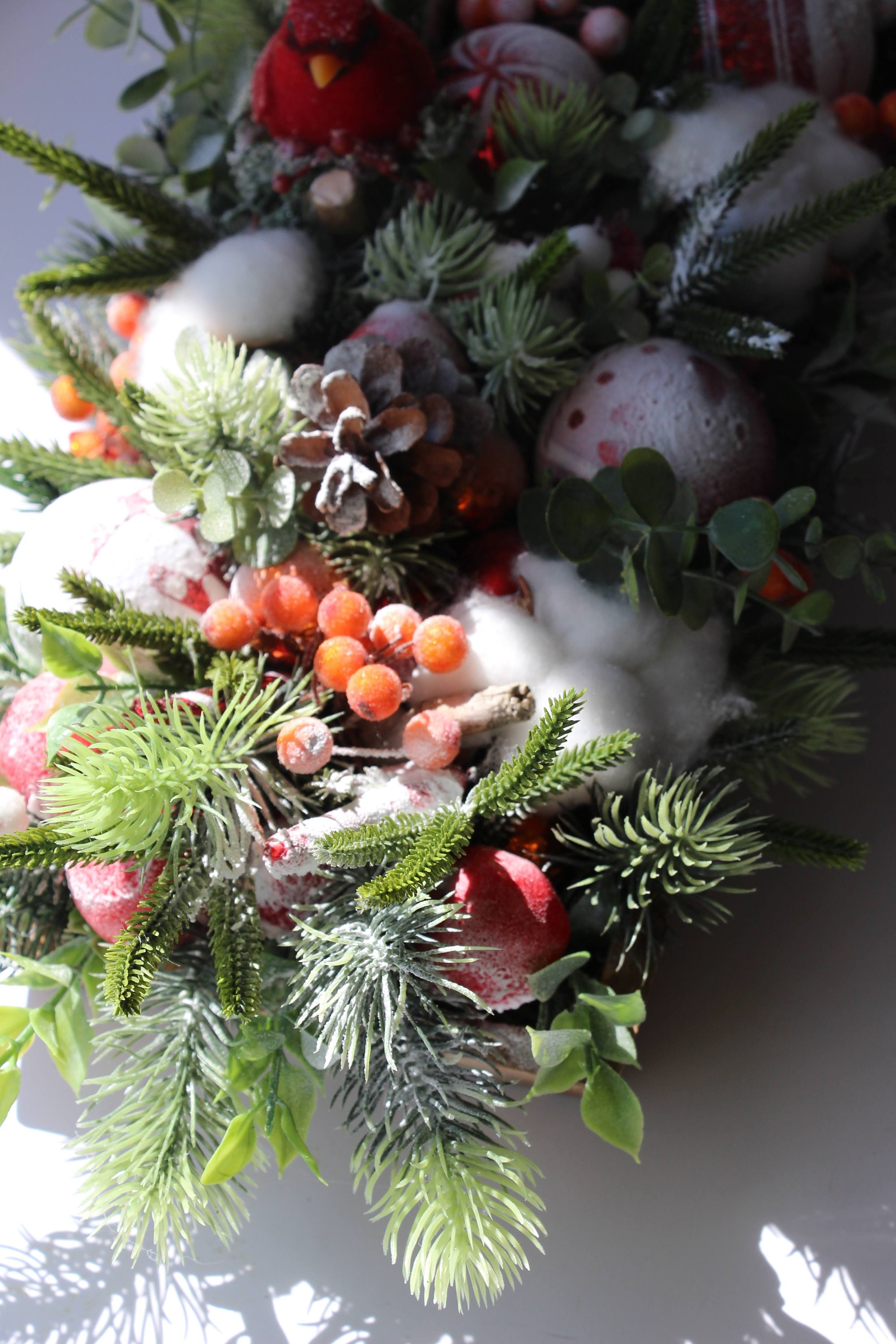 Holiday Family Christmas Winter Pine Berries and Balls - Etsy Canada