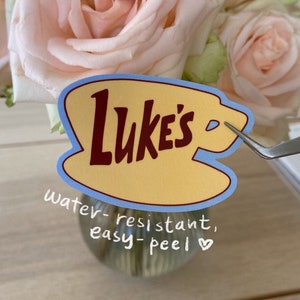 Luke's Diner Logo Sticker - Etsy