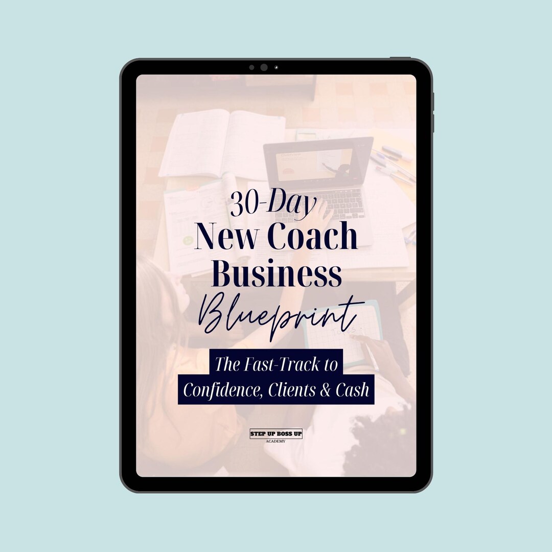 30-day New Coach Business Blueprint | Daily Coaching Biz Planner ...