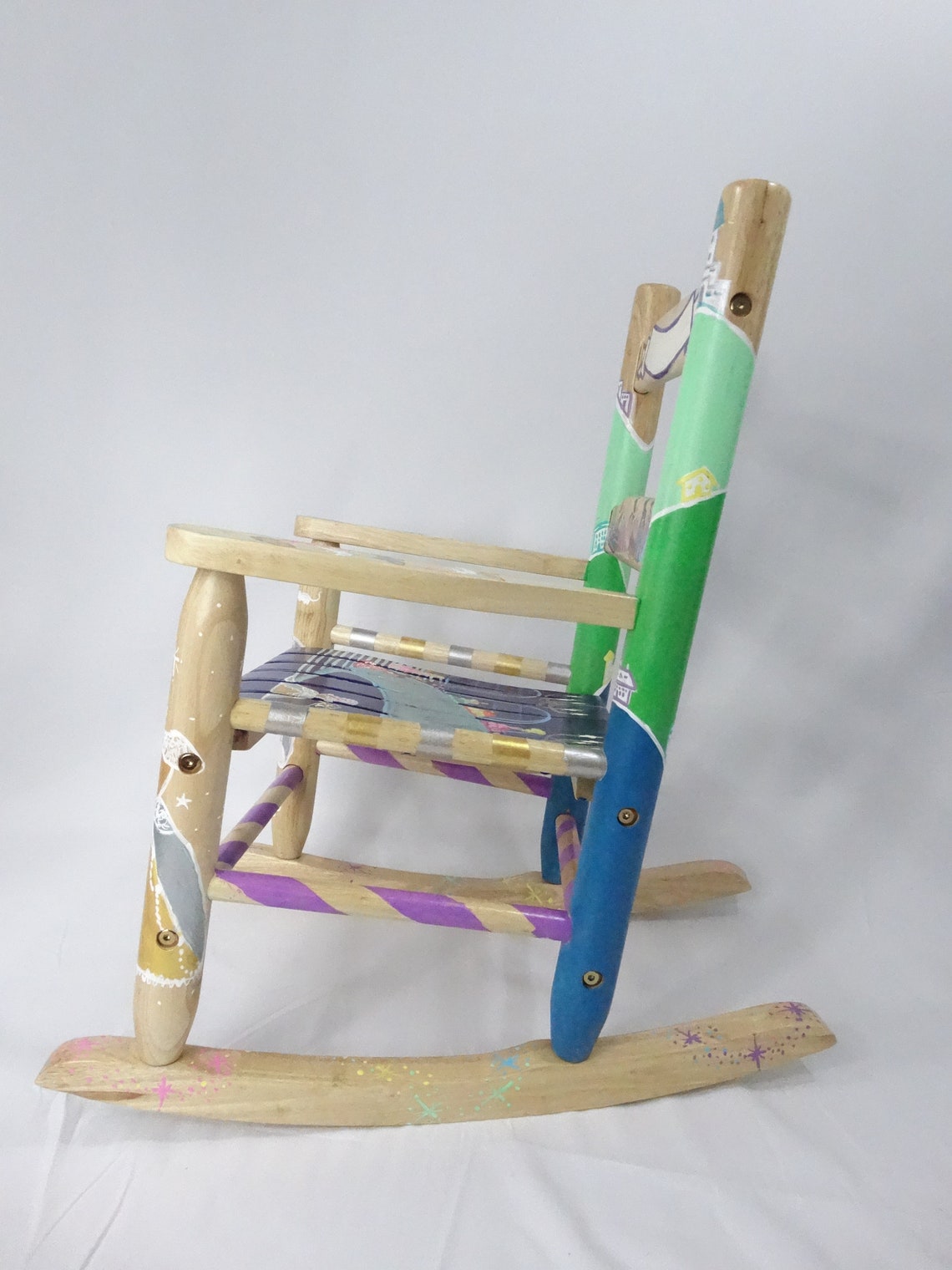 Cinderella Kids Rocking Chair - Etsy
