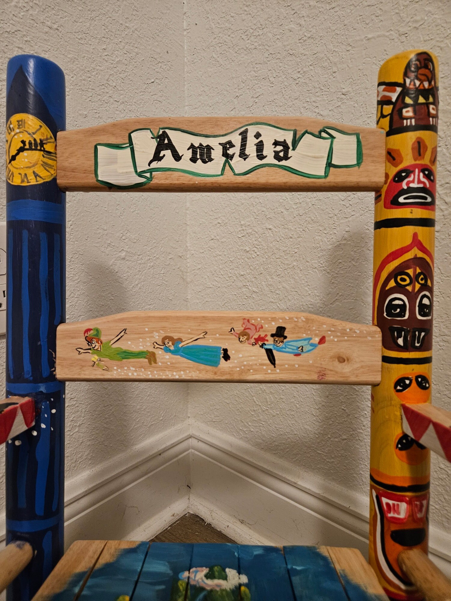 Custom Peter Pan Kids Rocking Chair (this is an Example and is NOT for ...