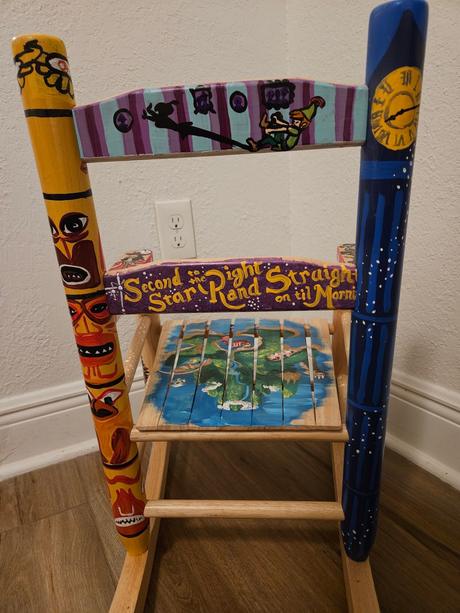 Custom Peter Pan Kids Rocking Chair (this is an Example and is NOT for ...