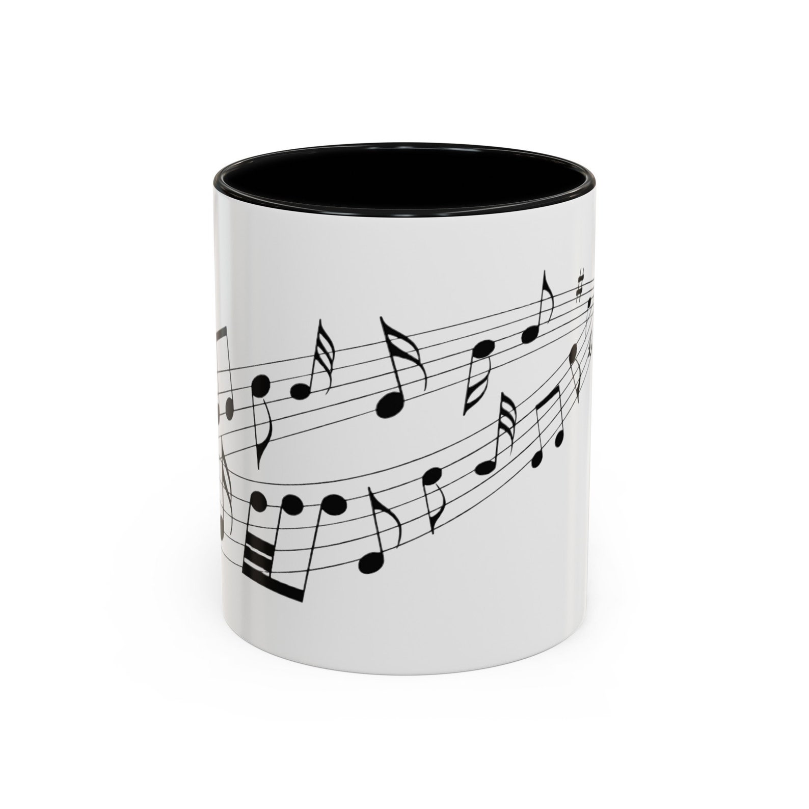 Simple Music Notes Mug black, Red, Light Blue, Navy, Pink Thoughtful ...
