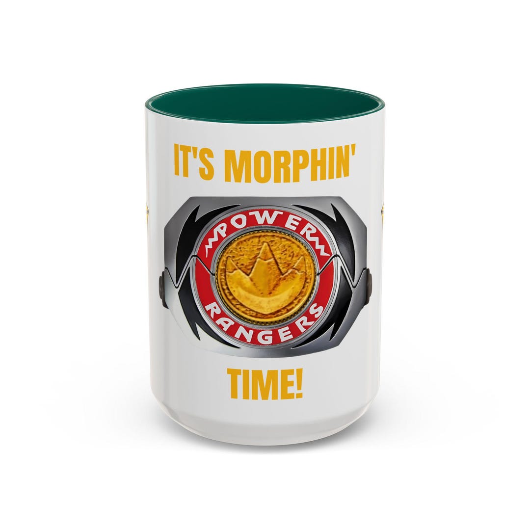 Green Power Ranger Mug - Funny Classic Collectible Cup for Teenagers ...