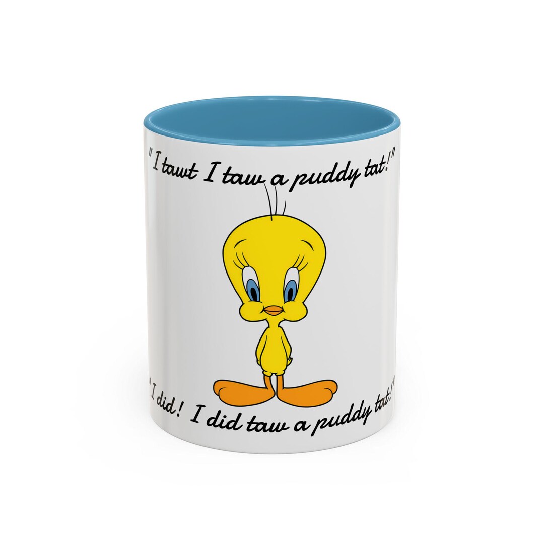 Tweety Bird Classic Lines Classic Coffee Mug, Classic Nostalgia Accent ...