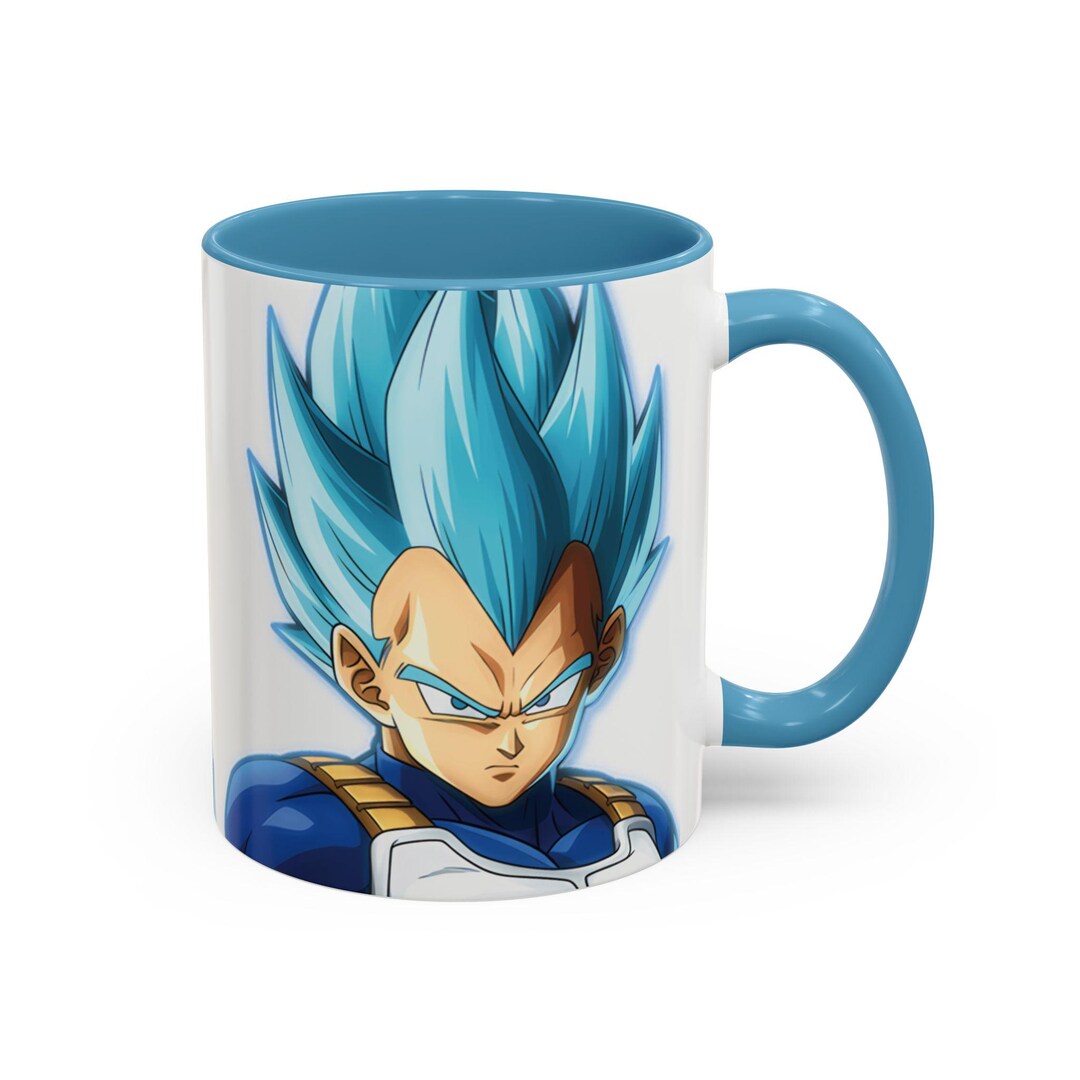 Dragon Ball Z Vegeta Super Saiyan Accent Coffee Mug, Birthday Gift 11oz ...