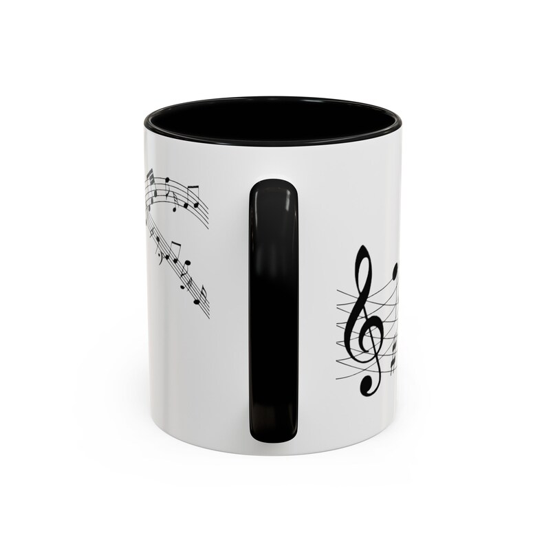 Simple Music Notes Mug black, Red, Light Blue, Navy, Pink Thoughtful ...