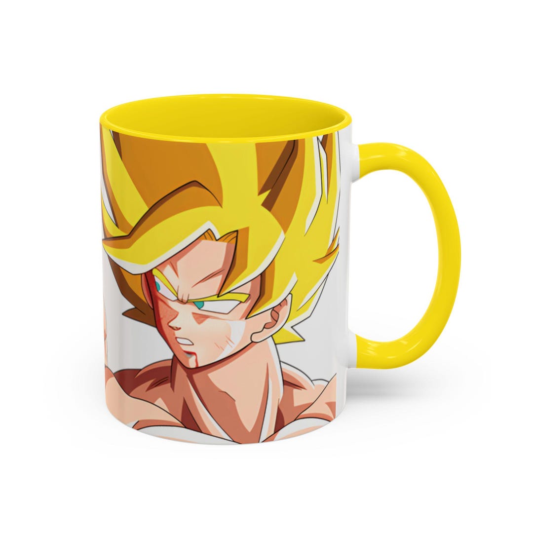Dragon Ball Z Goku Super Saiyan Accent Coffee Mug, DBZ Fan Mug ...
