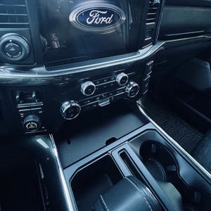 Topographic F150 Cubby Shelf for 2021+ Ford F150 Trucks Cubby Cover for ...