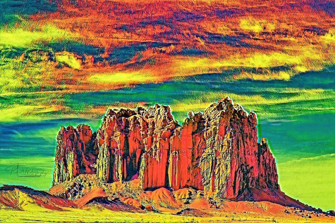 Digital Art Download Shiprock 13 Photo Art Wall Decor - Etsy