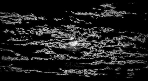 Digital Art Download Spooky Moon Photo Art Wall Decor - Etsy