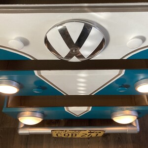 Hand Painted Vintage Dresser- Restored Vintage Dresser, Hippie Bus ...