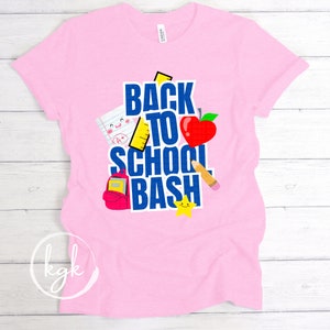 Colorful Back to School Bash Party PNG - Etsy