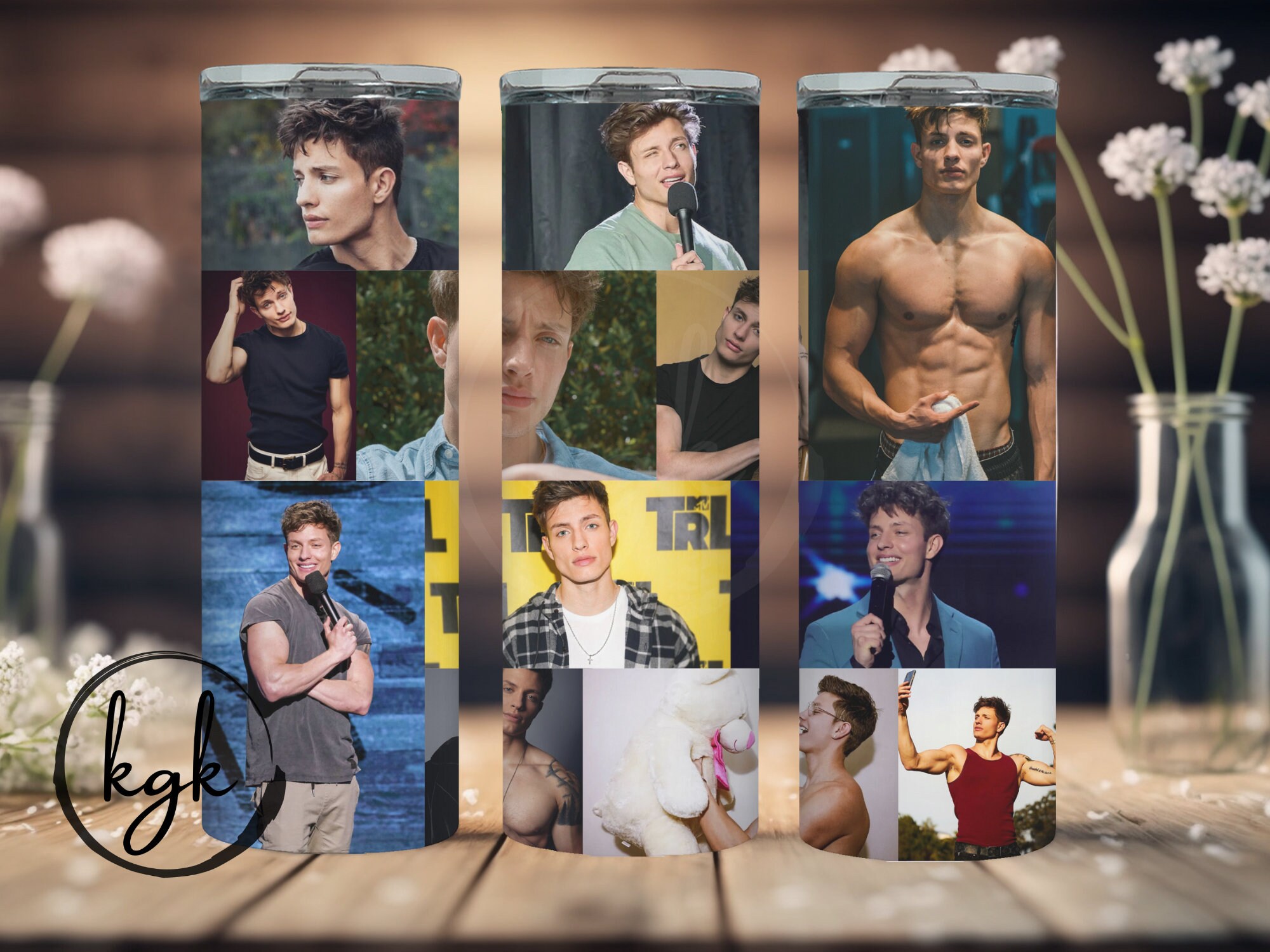 Matt Rife Comedian Photo Collage 20oz Tumbler Wrap PNG - Etsy