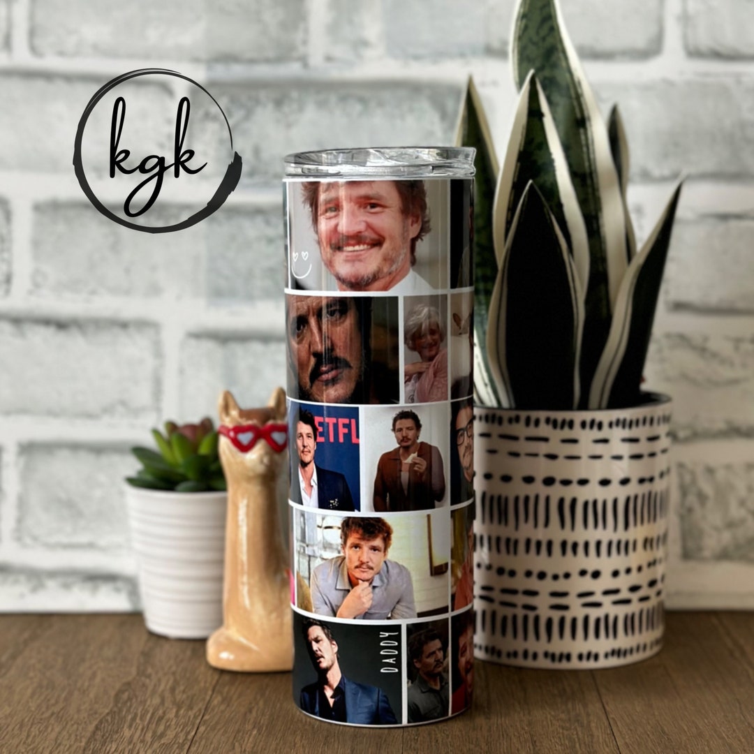 Pedro Pascal Fan Art Photo Collage New 20oz Tumbler Cup - Etsy