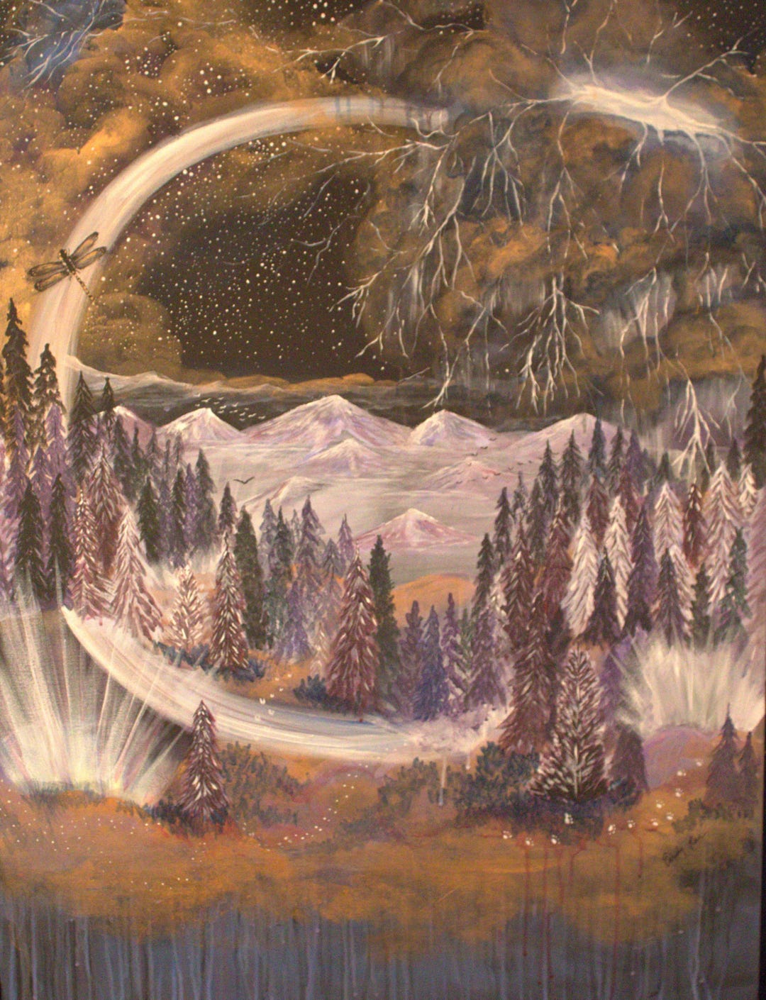 Shaman's Dream – 5x7 Photo Lustre Print of Original Acrylic Artwork ...