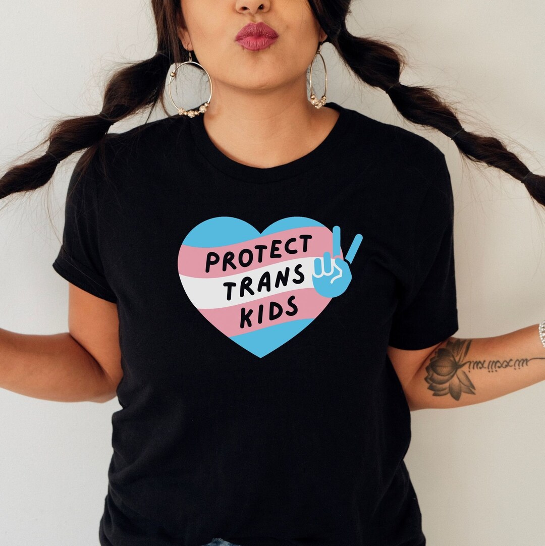 Protect Trans Kids T Shirt Social Justice Tee Trans Rights Shirt LGBTQ ...