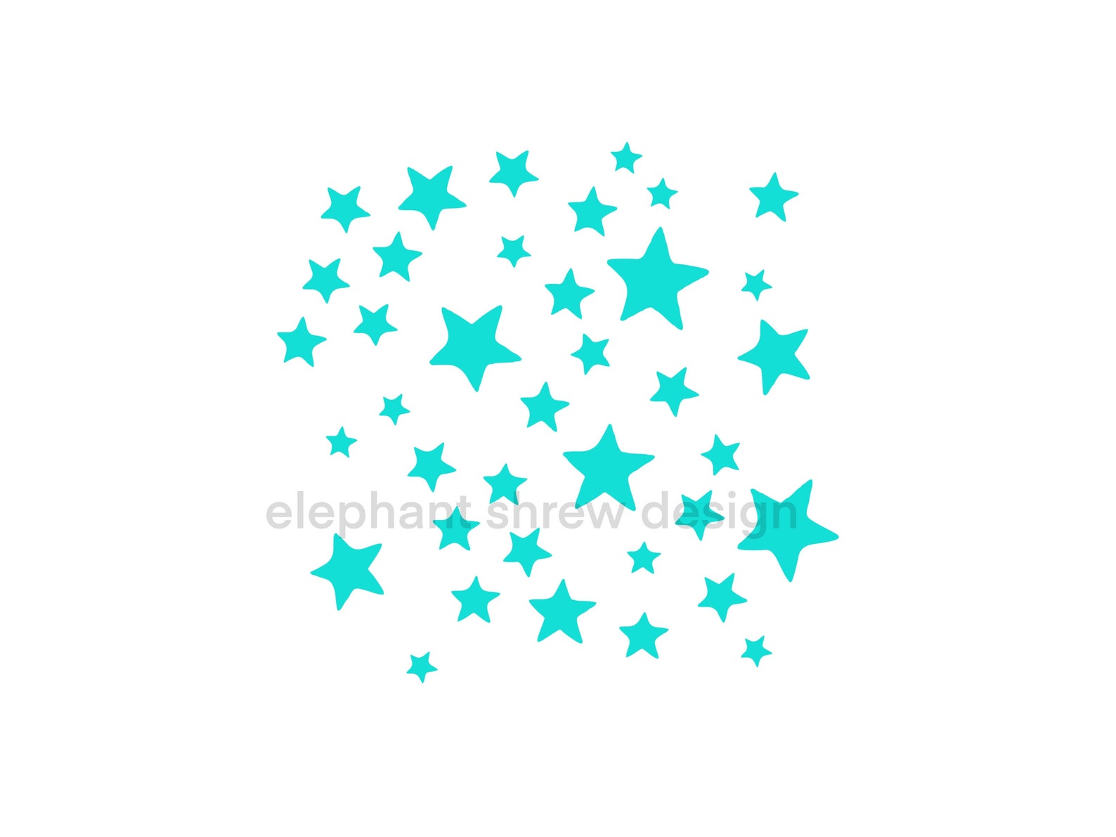 Stars Stencil Instant Download Digital Art Stencil Astronomy Stencil ...