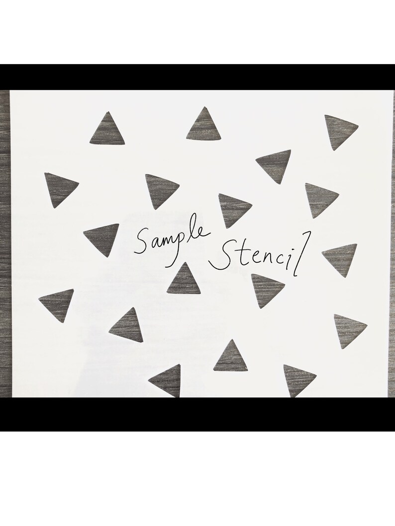 Triangle Stencil Instant Download for Arts and Crafts Cricut Stencil - Etsy