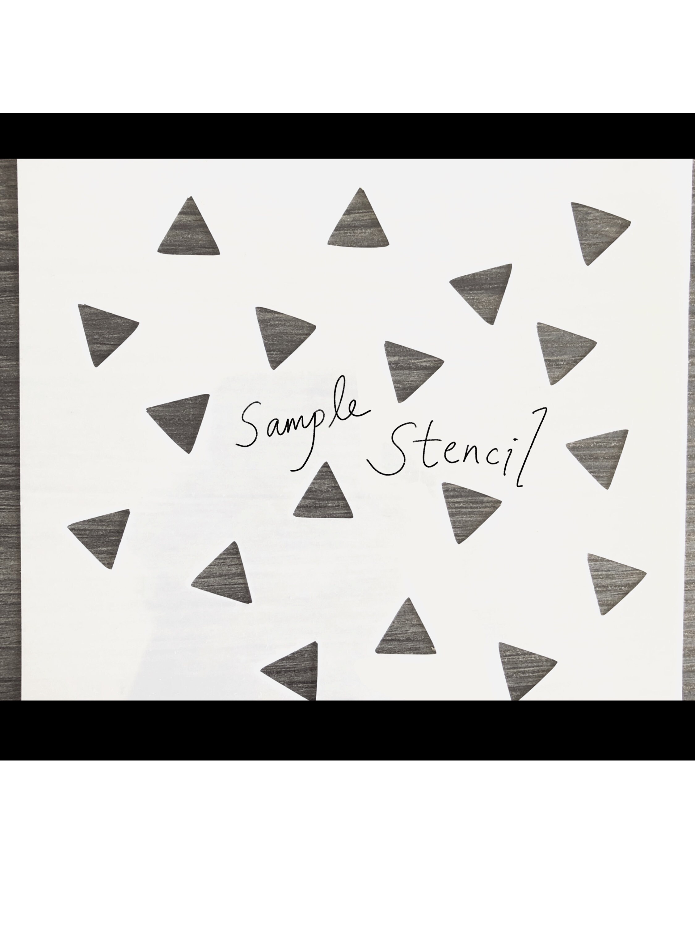 Triangle Stencil Instant Download for Arts and Crafts Cricut Stencil - Etsy