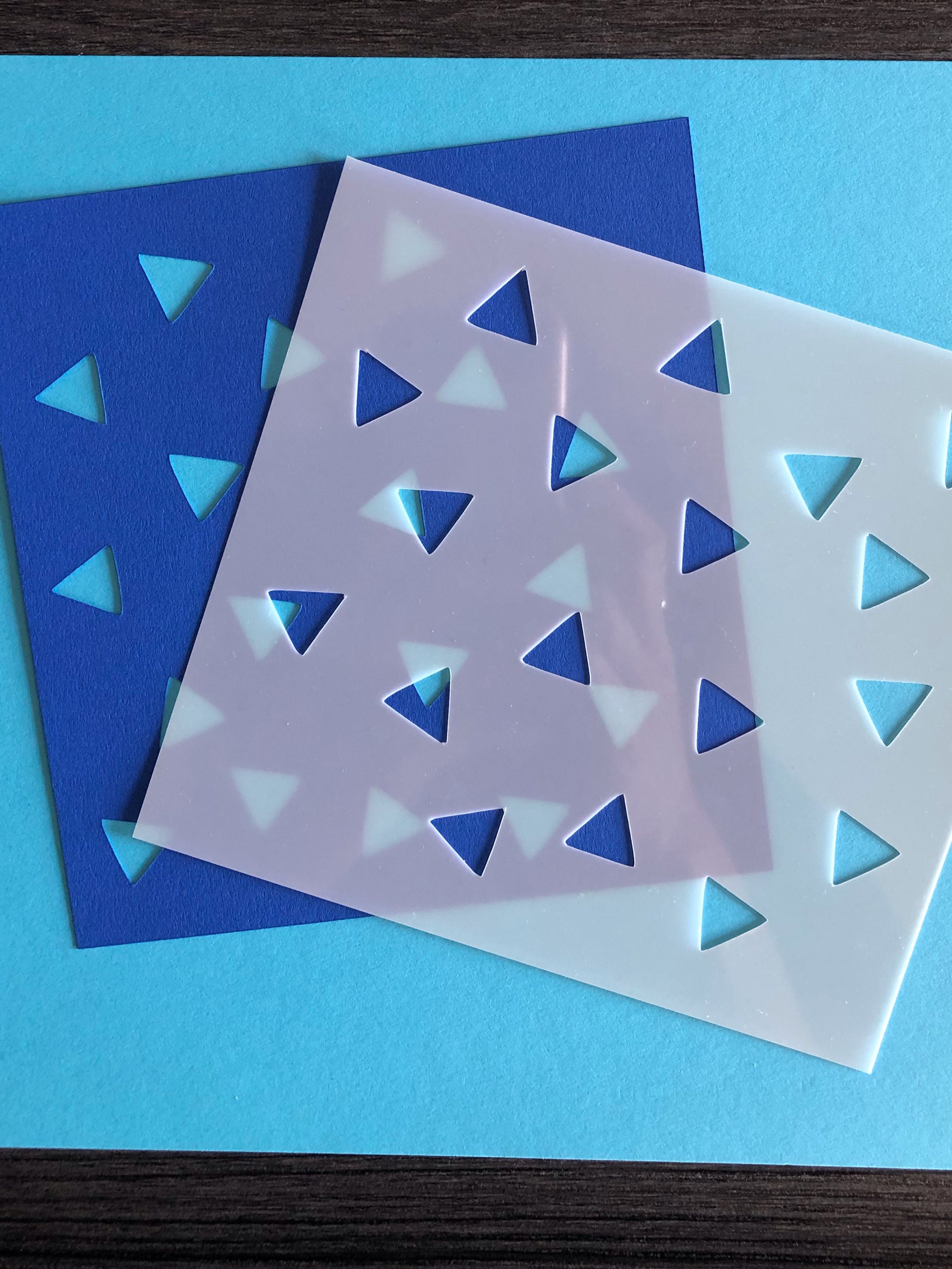 Triangle Stencil Instant Download for Arts and Crafts Cricut Stencil - Etsy