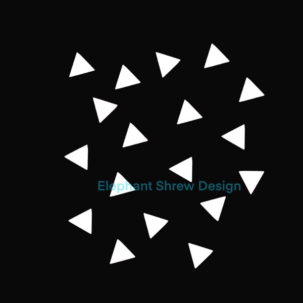 Triangle Stencil - Etsy