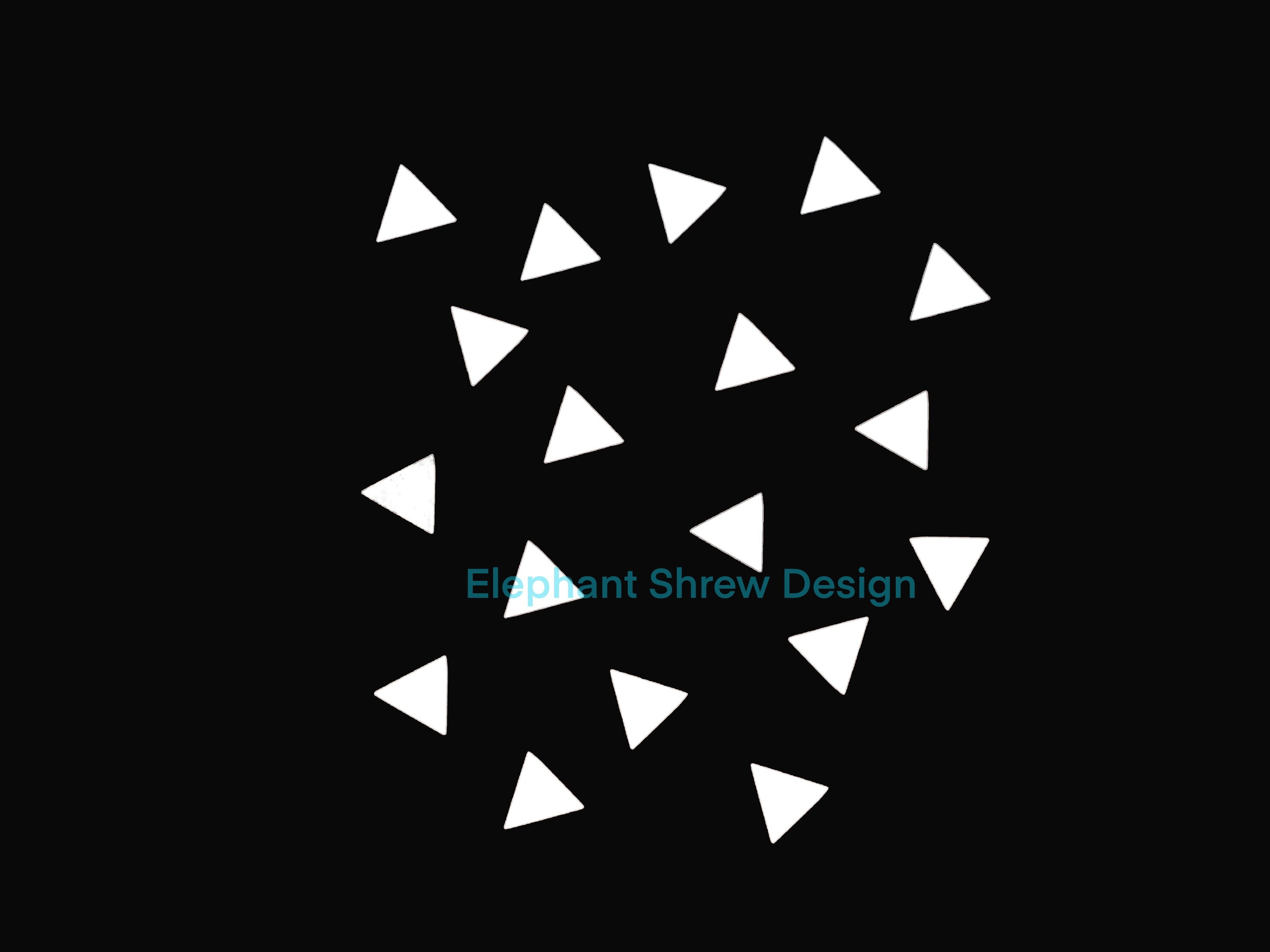 Triangle Stencil Instant Download for Arts and Crafts Cricut Stencil - Etsy