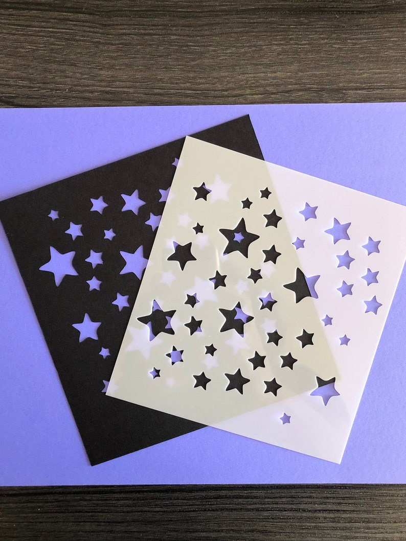 Stars Stencil Instant Download Digital Art Stencil Astronomy Stencil ...