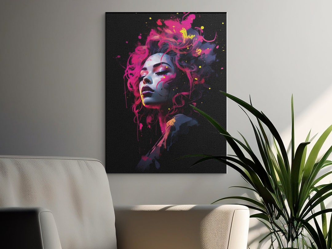 Cyber Graffiti: Urban Gamer Portraits Digital Art Download - Etsy