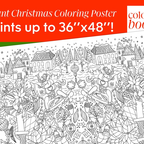 Coloring Poster Printable - Etsy