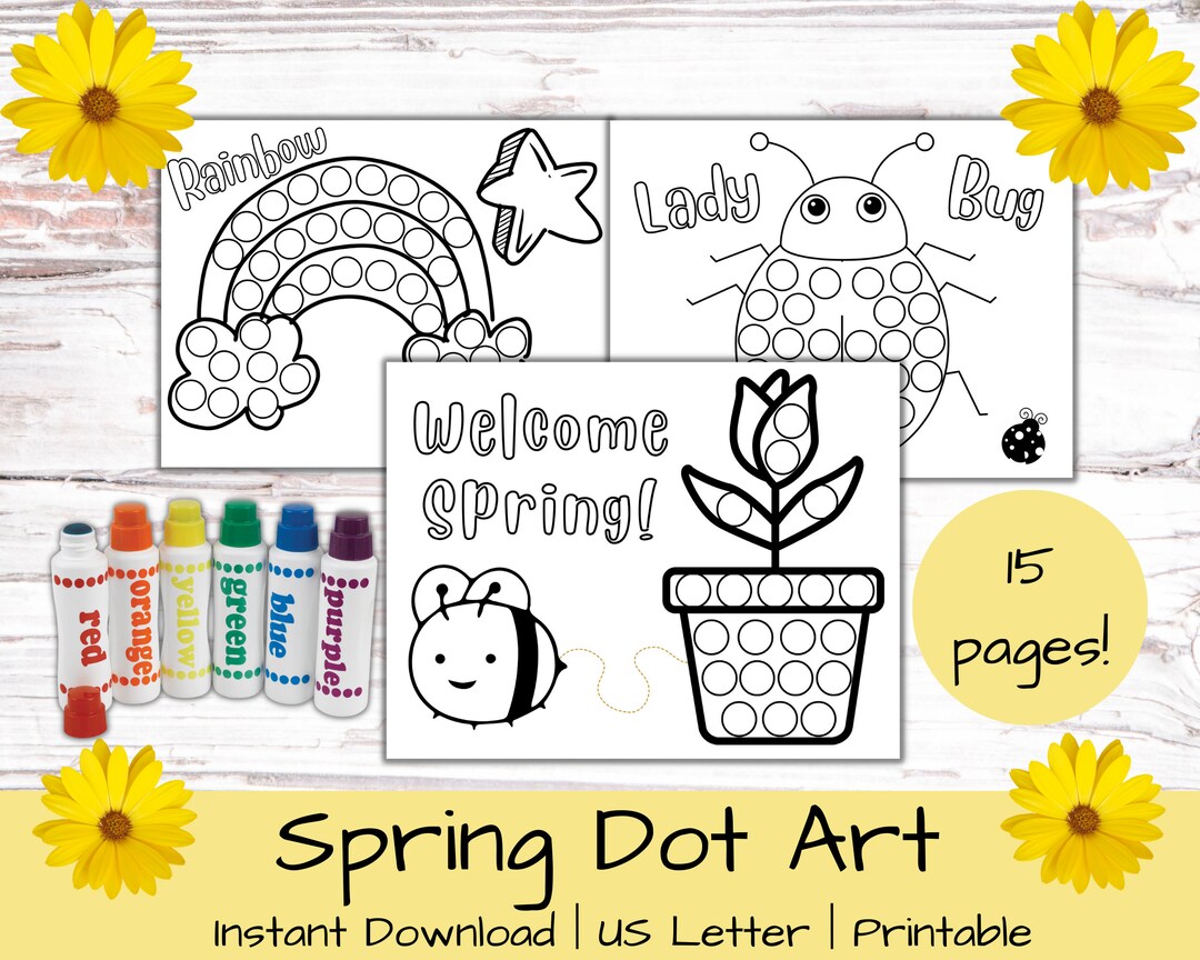 Do A Dot Activity Pages | Fine Motor Skills | Dot Marker Printable for ...