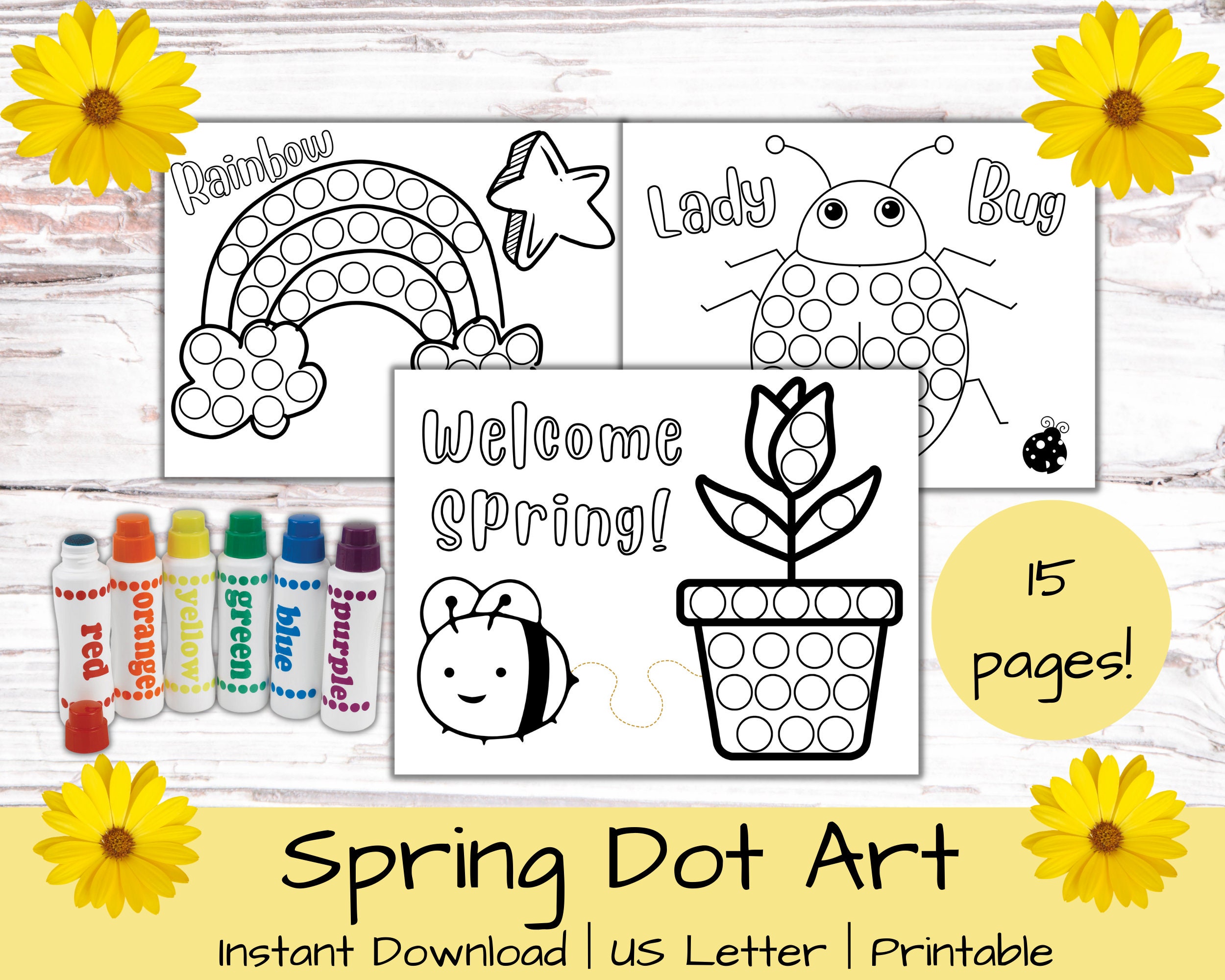 Do A Dot Activity Pages | Fine Motor Skills | Dot Marker Printable for ...