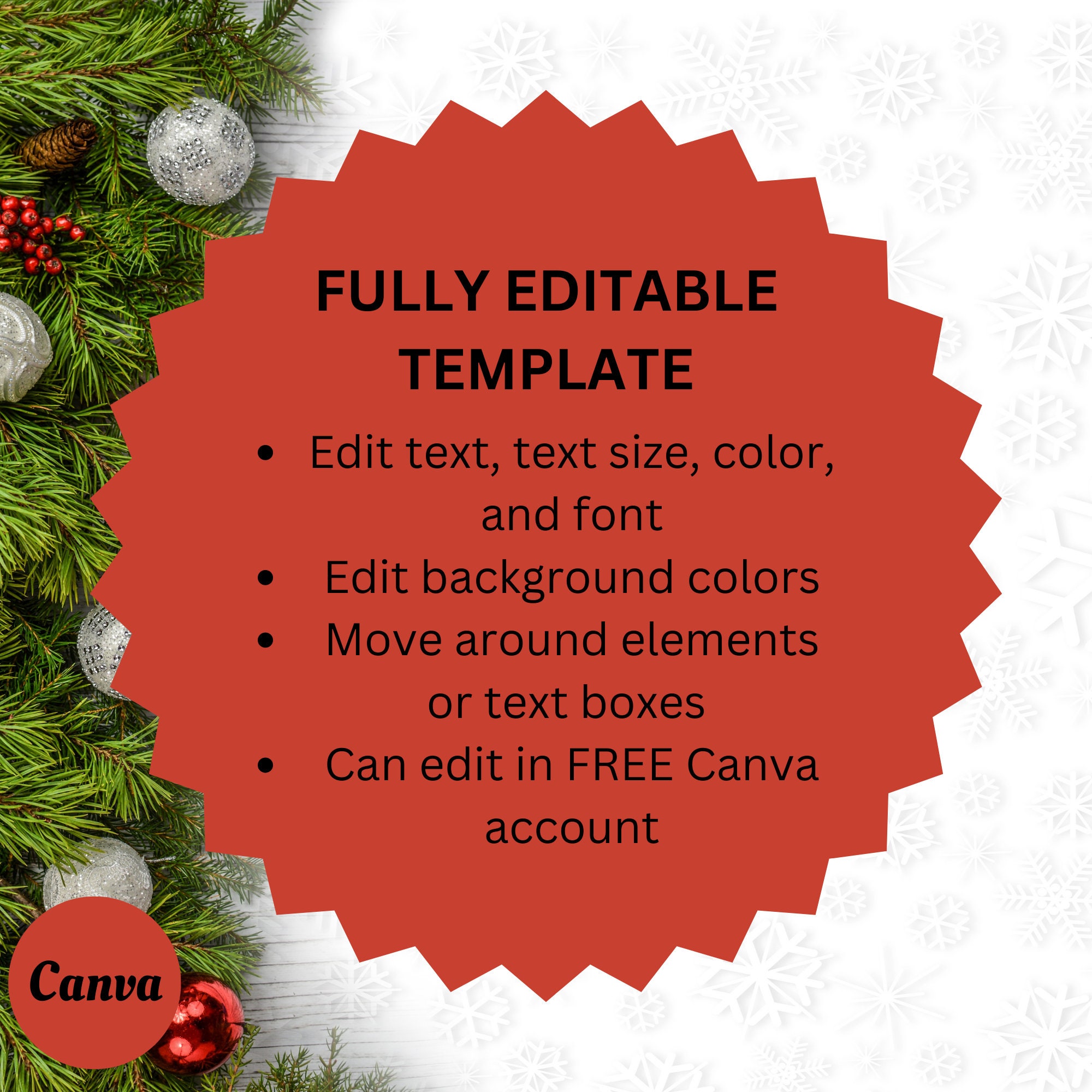 Editable Christmas Holiday Appreciation Flyer, Teacher 12 Days of ...