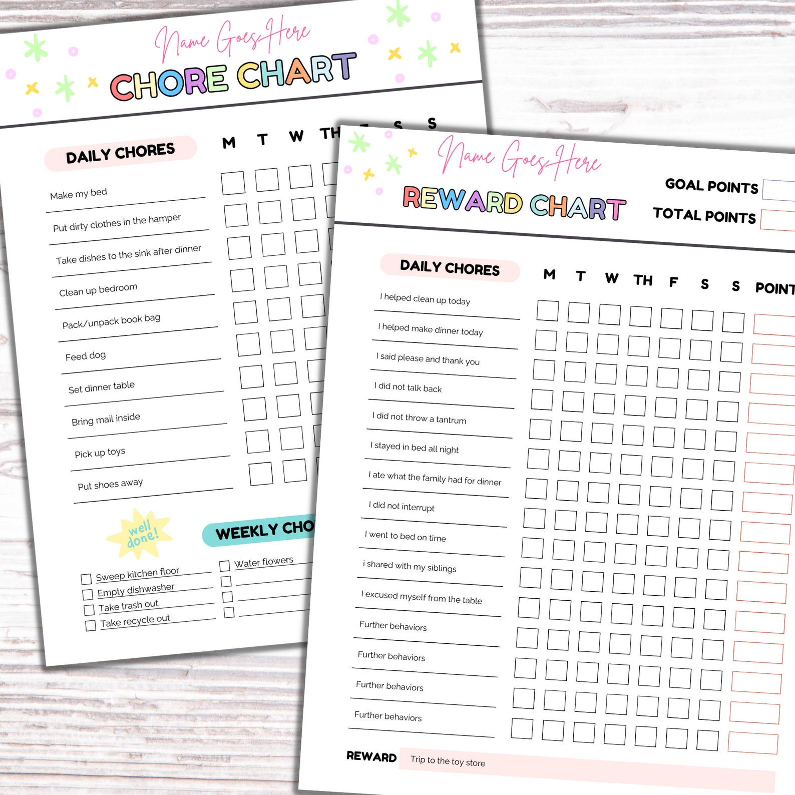 Editable Mom Bucks Printable | Good Behavior Bucks | Chore Chart | Kids ...