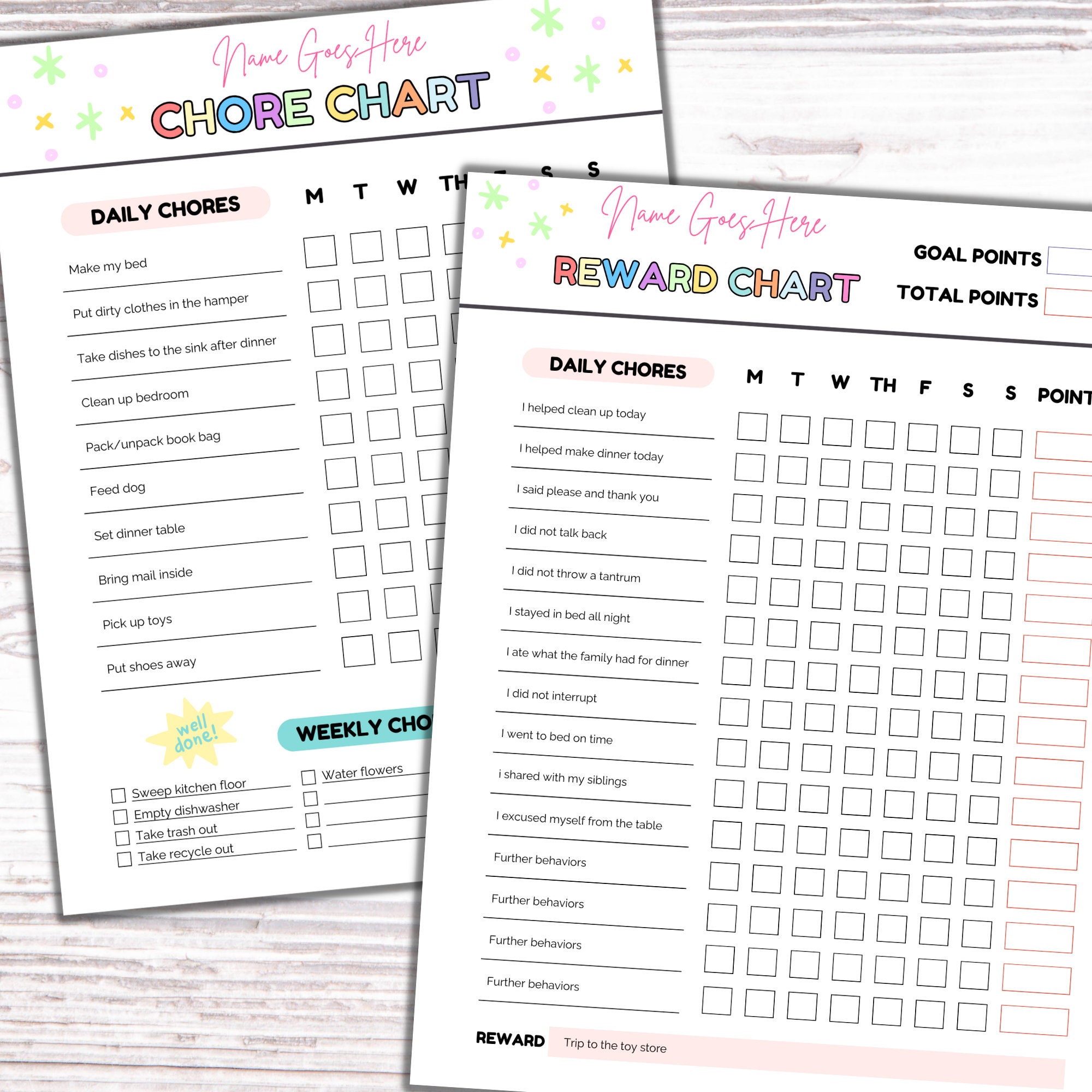 Editable Mom Bucks Printable | Good Behavior Bucks | Chore Chart | Kids ...