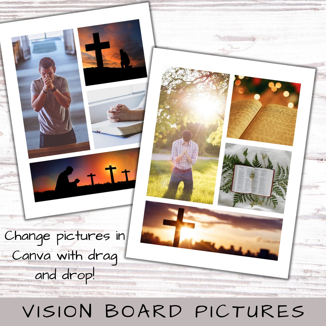 Editable Prayer Board, Prayer Board Kit, Prayer Board Printable, Vision ...