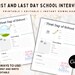 First Day of School Interview | All About Me | School File Organization ...