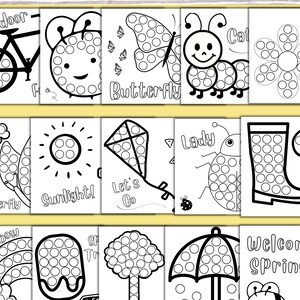 Do A Dot Activity Pages | Fine Motor Skills | Dot Marker Printable for ...