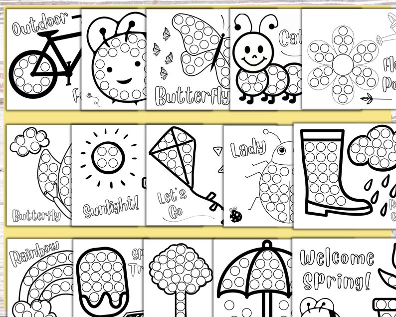 Do A Dot Activity Pages | Fine Motor Skills | Dot Marker Printable for ...