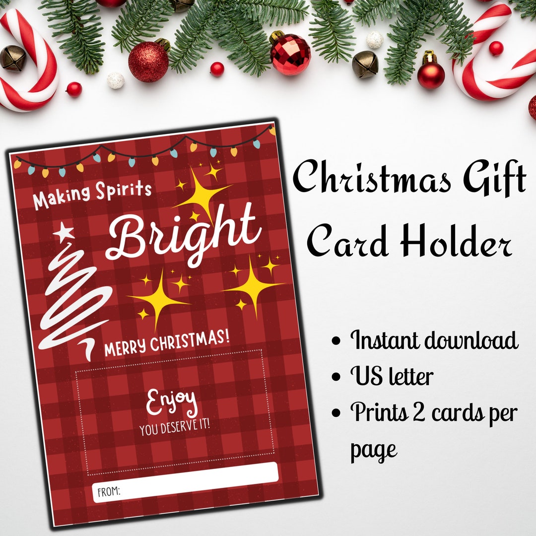 Gift Card Holder, Instant Download, Printable Appreciation Gift ...