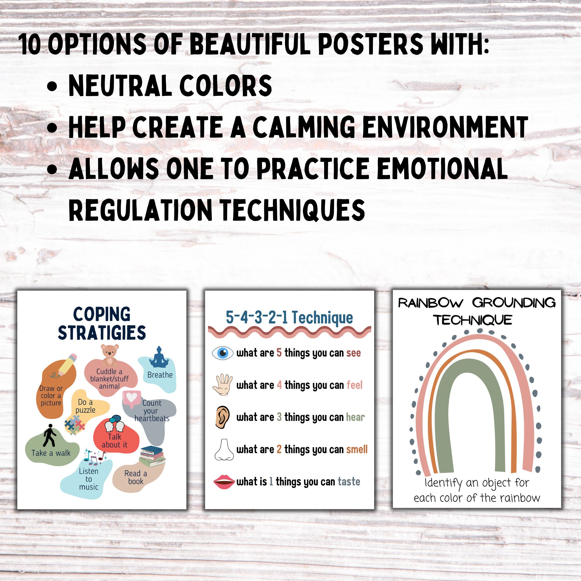 Printable Calm Corner Poster, Educational Posters, Counseling Posters ...